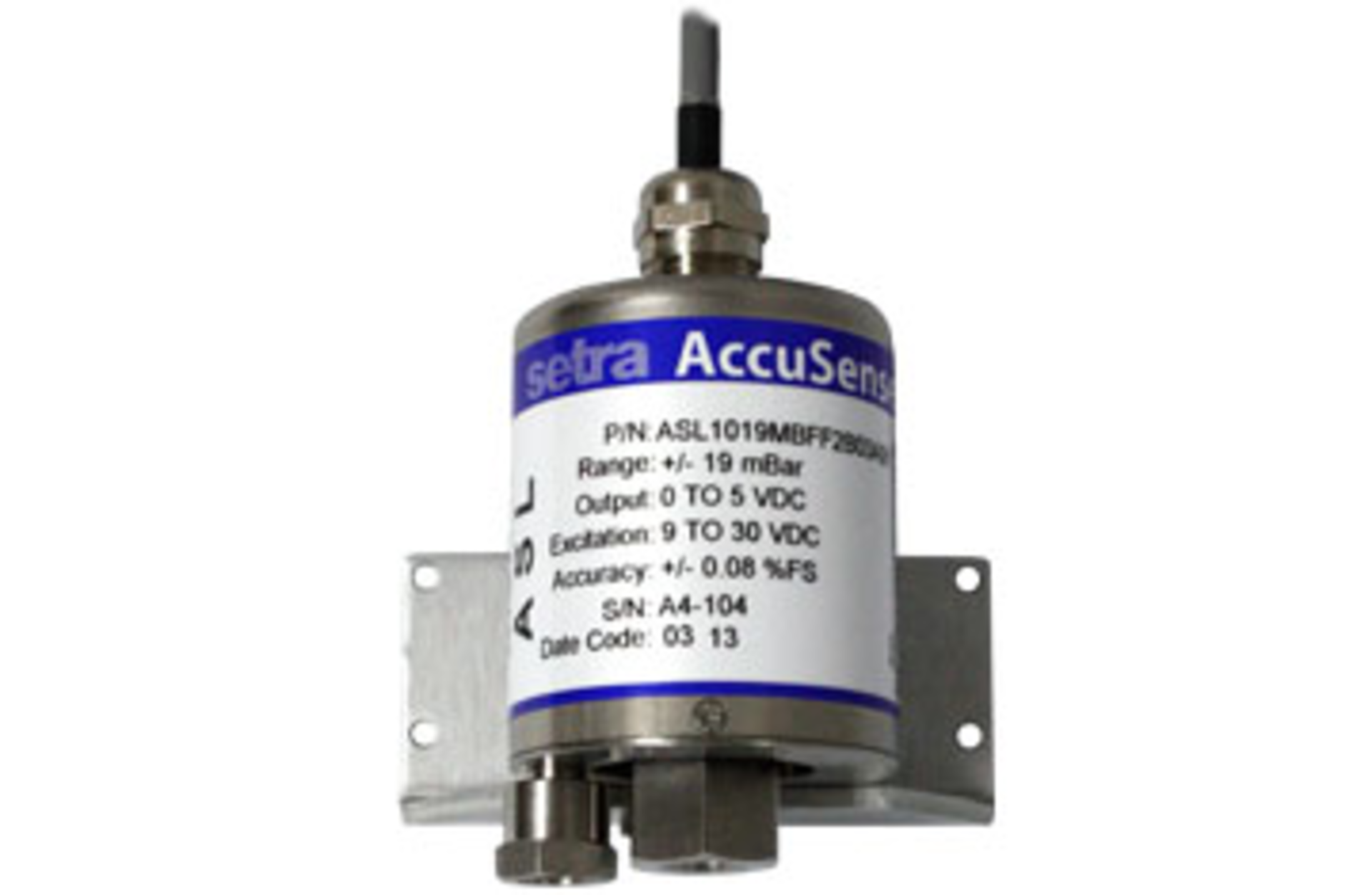 Low Differential-Pressure Transducer for Test & Measurement ...